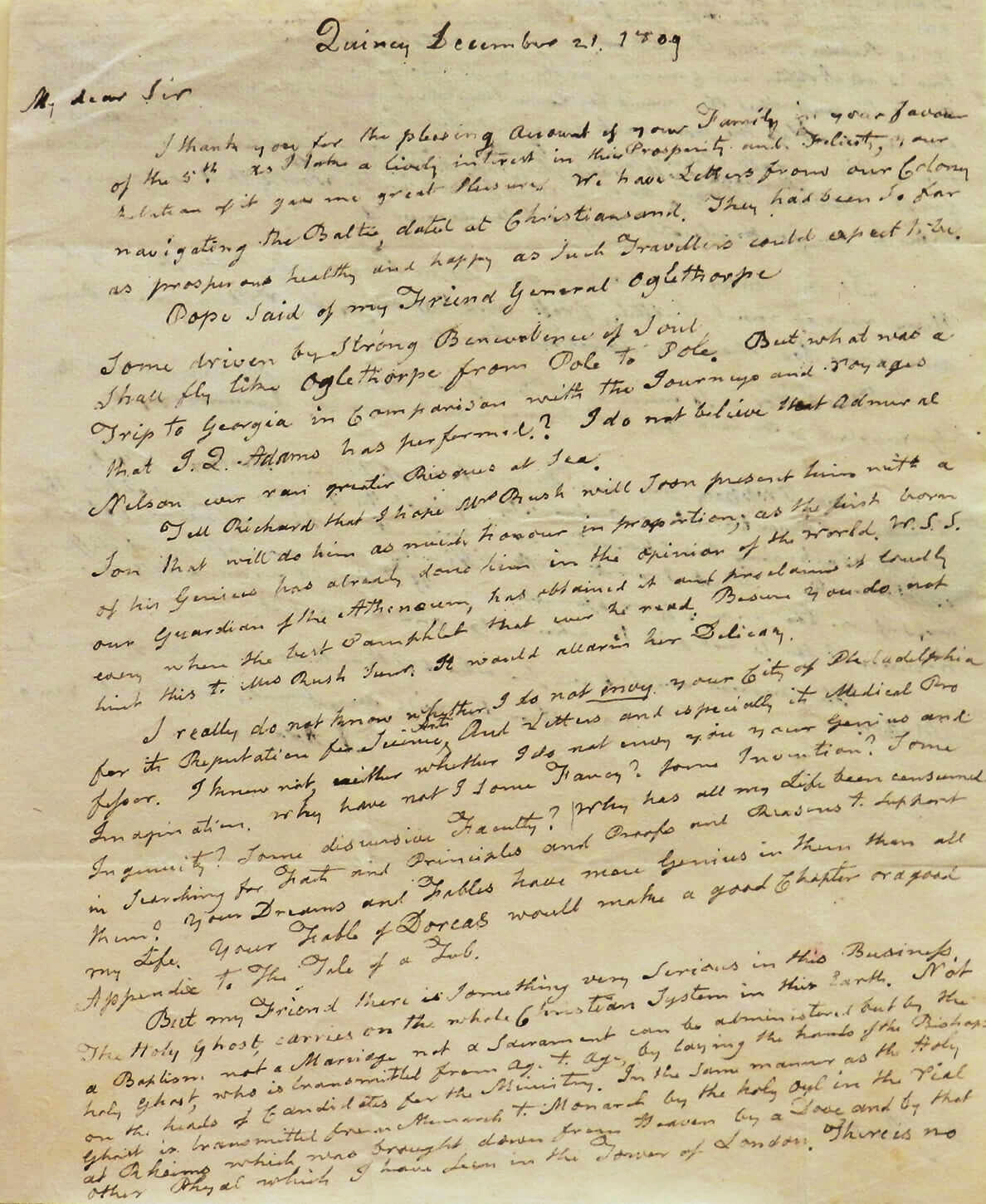John Adams Letter to Benjamin Rush - WallBuilders
