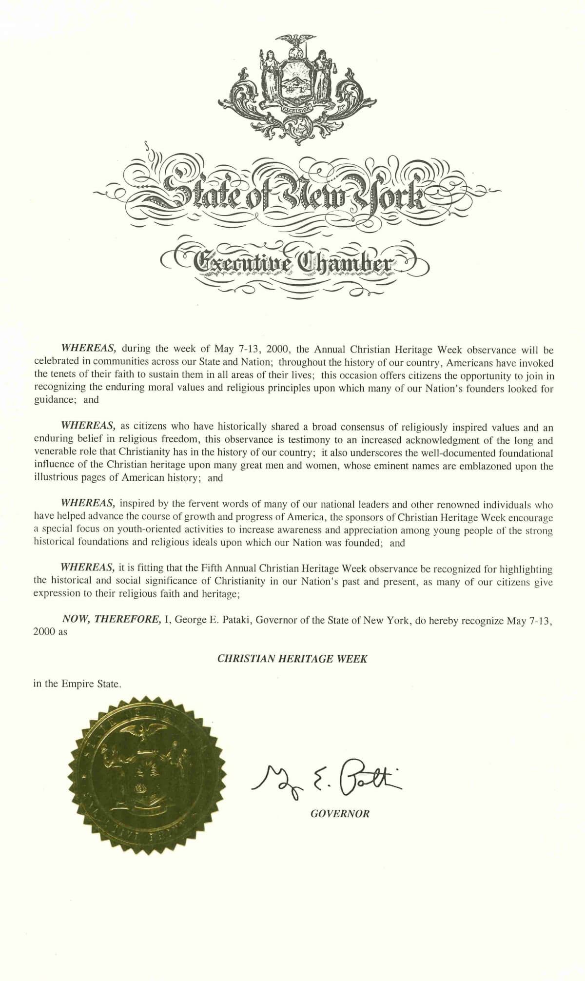 New York 2000 - WallBuilders